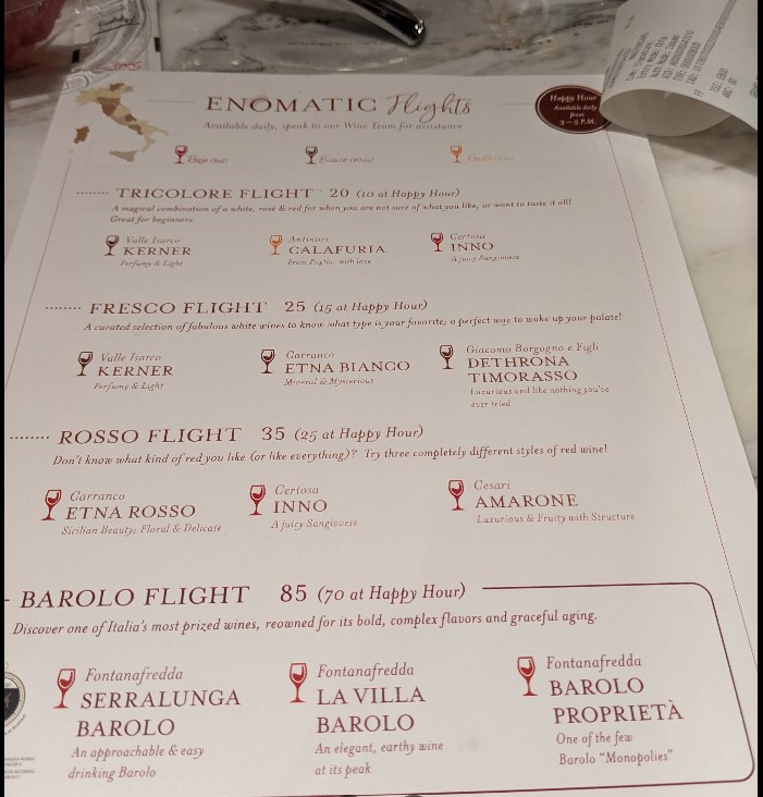 Eataly Restaurant Menu Las Vegas – Authentic Italian Dishes, Prices ...